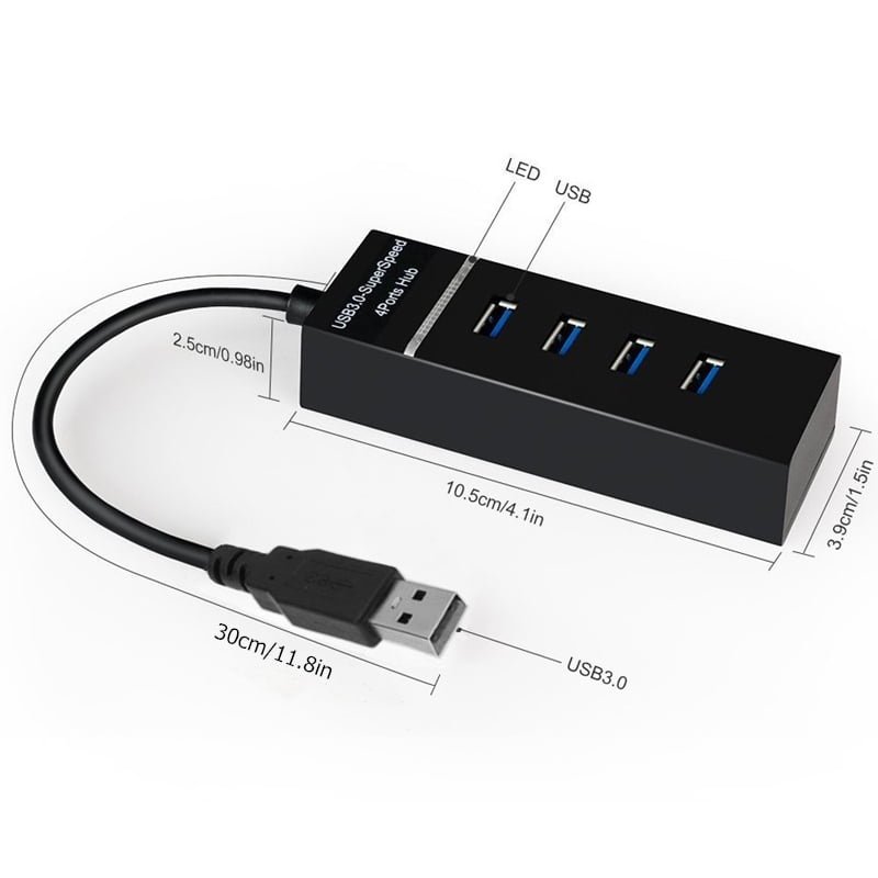 4 Port USB 3.0 Hub » PC DEN