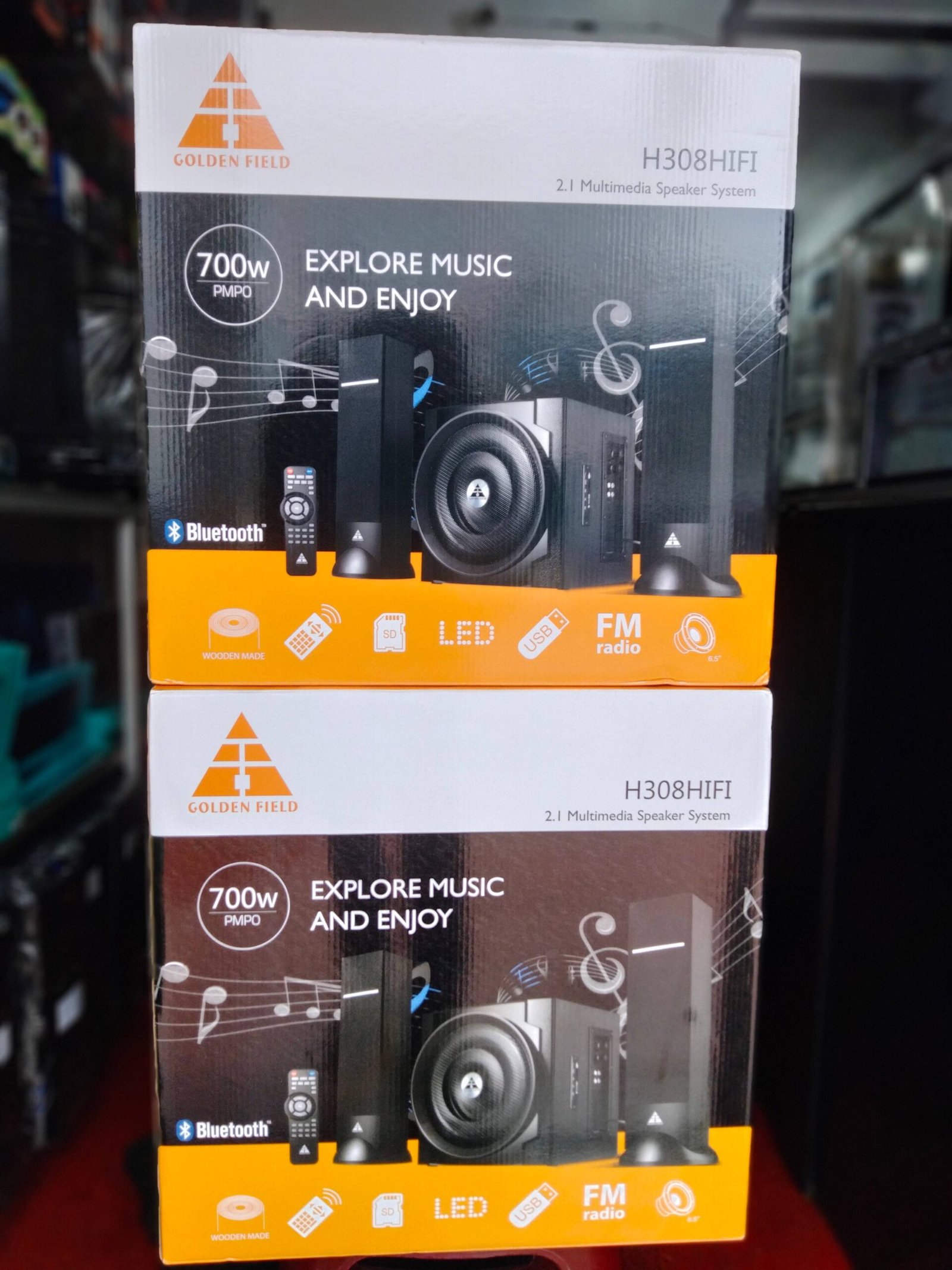 Golden Field H308 HIFI 2.1 Subwoofer » PC DEN