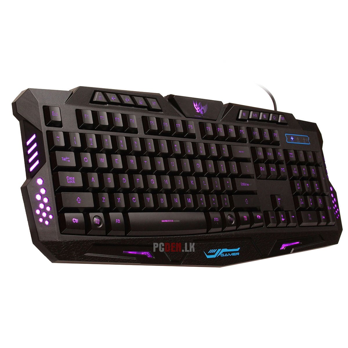 Wireo M200 USB Gaming Keyboard With Lighting » PC DEN